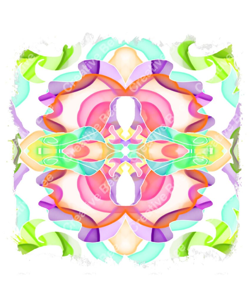 Patterns Reverse Coloring Book - Creative Bee